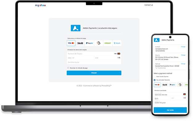 TPV Virtual para Ecommerce – Pasarela de pagos Global Payments